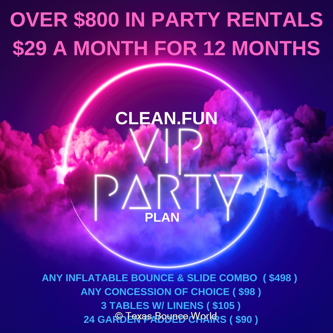 A VIP PARTY Plan -Custom Choose Items - Bounce House Rental in The ...