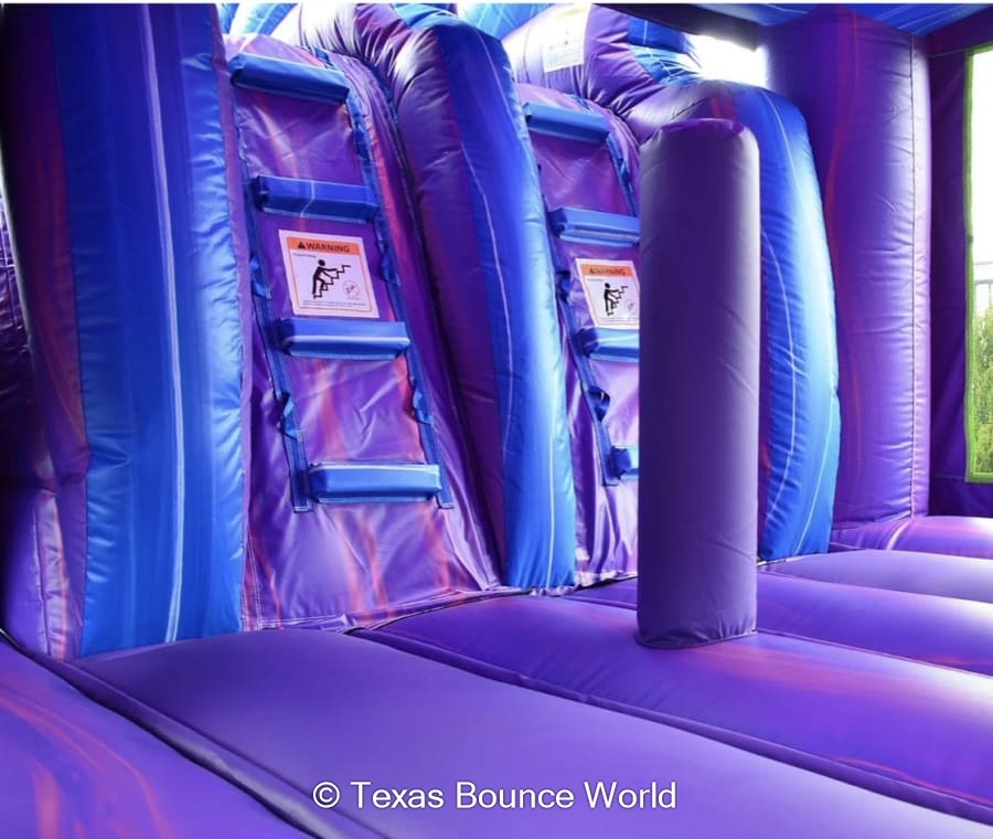 Tsunami Wave Themed XL Slide & Bounce House Combo Rental