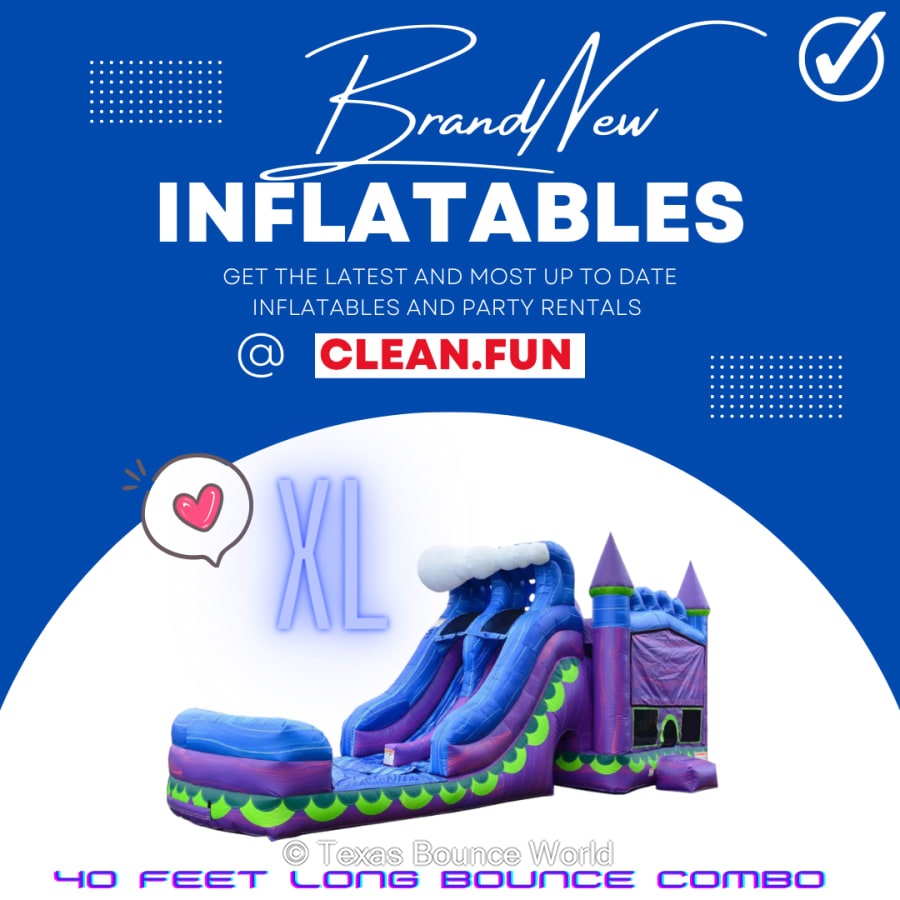 Inflatable Slide & Bounce House Rental Combos in The Woodlands TX