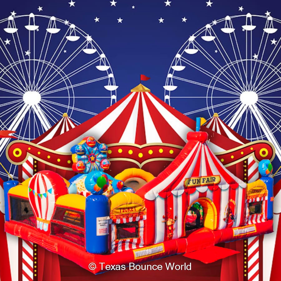 Inflatable Slide & Bounce House Rental Combos in The Woodlands TX