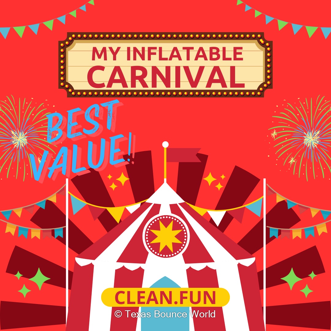 Inflatable Bounce House Rental Packages in The Woodlands and Conroe TX