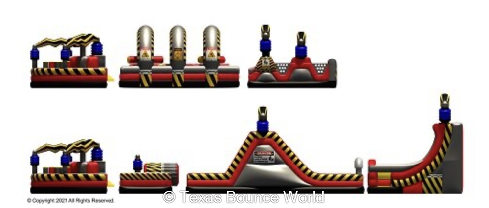 The Exterminator 162' Obstacle Course - Bounce House Rental in The ...